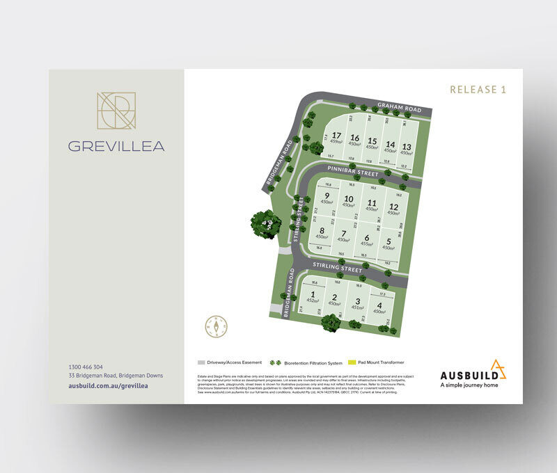 Grevillea Masterplan - Land for sale in Bridgeman Downs | Ausbuild
